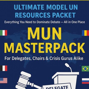 Model United Nations Resources - Master Packet - Etsy