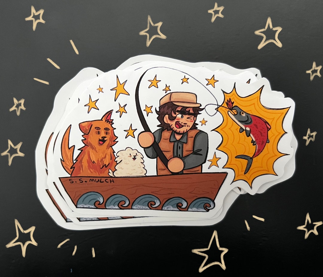 Fishin' Will Graham Stickers !!! - Etsy