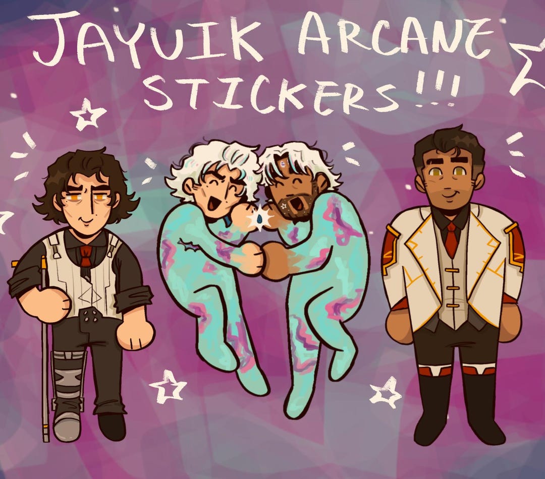 Jayvik Arcane Stickers !!! - Etsy