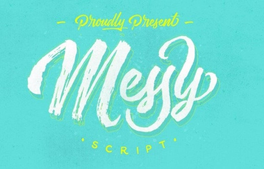 Messy Script Font, Calligraphy Font, Wedding Font, Modern Font, Display ...