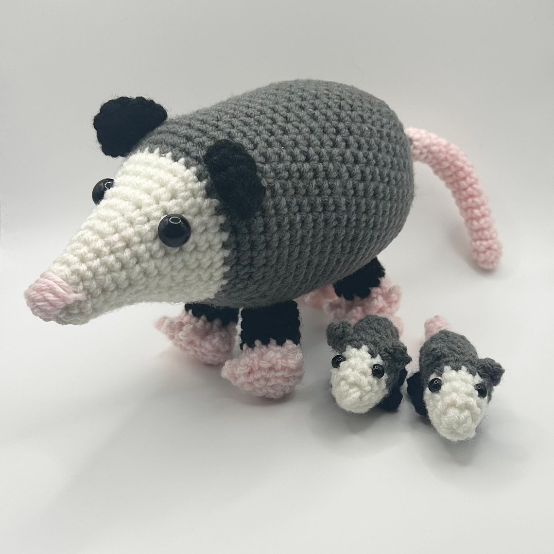 Mama and Baby Possum Crochet Pattern - Etsy