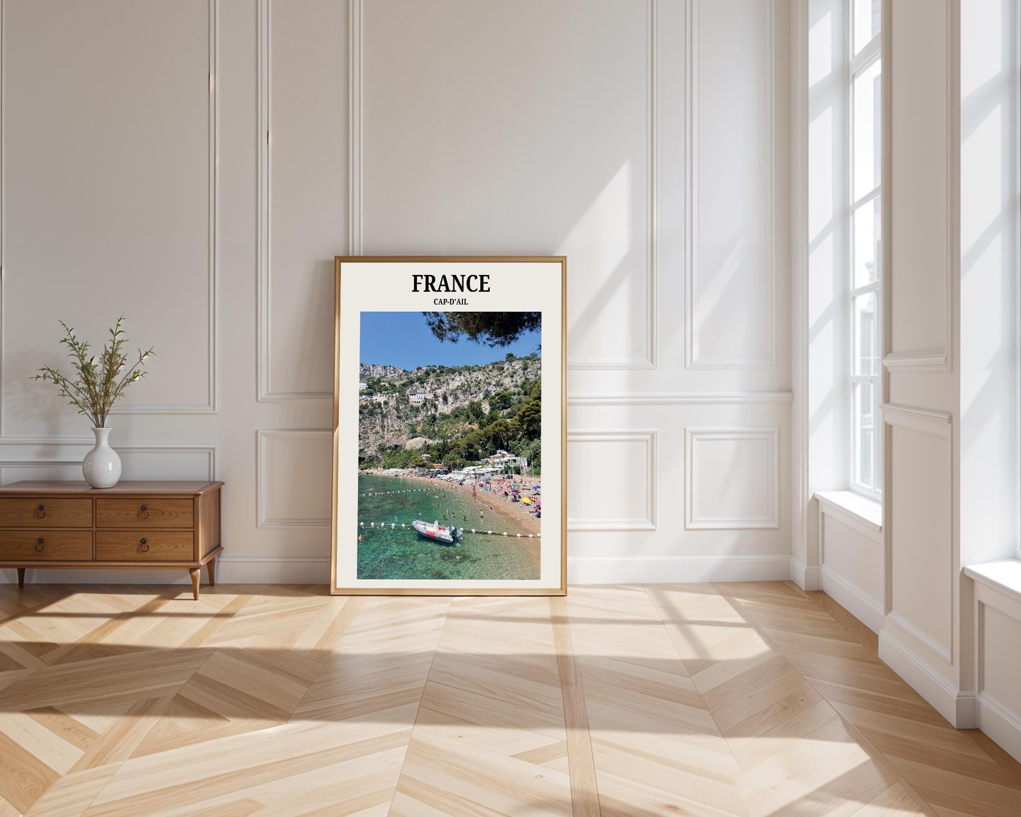 French Riviera Poster. France Poster. French Riviera Art. Travel Print ...