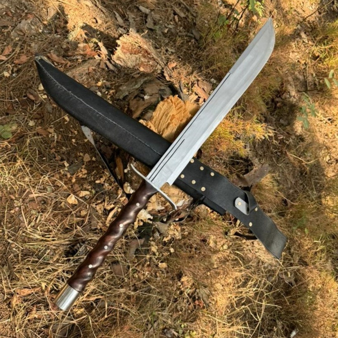 21 Inches Blade Hand Forged Full Tang Viking Sword, Survival Sword ...