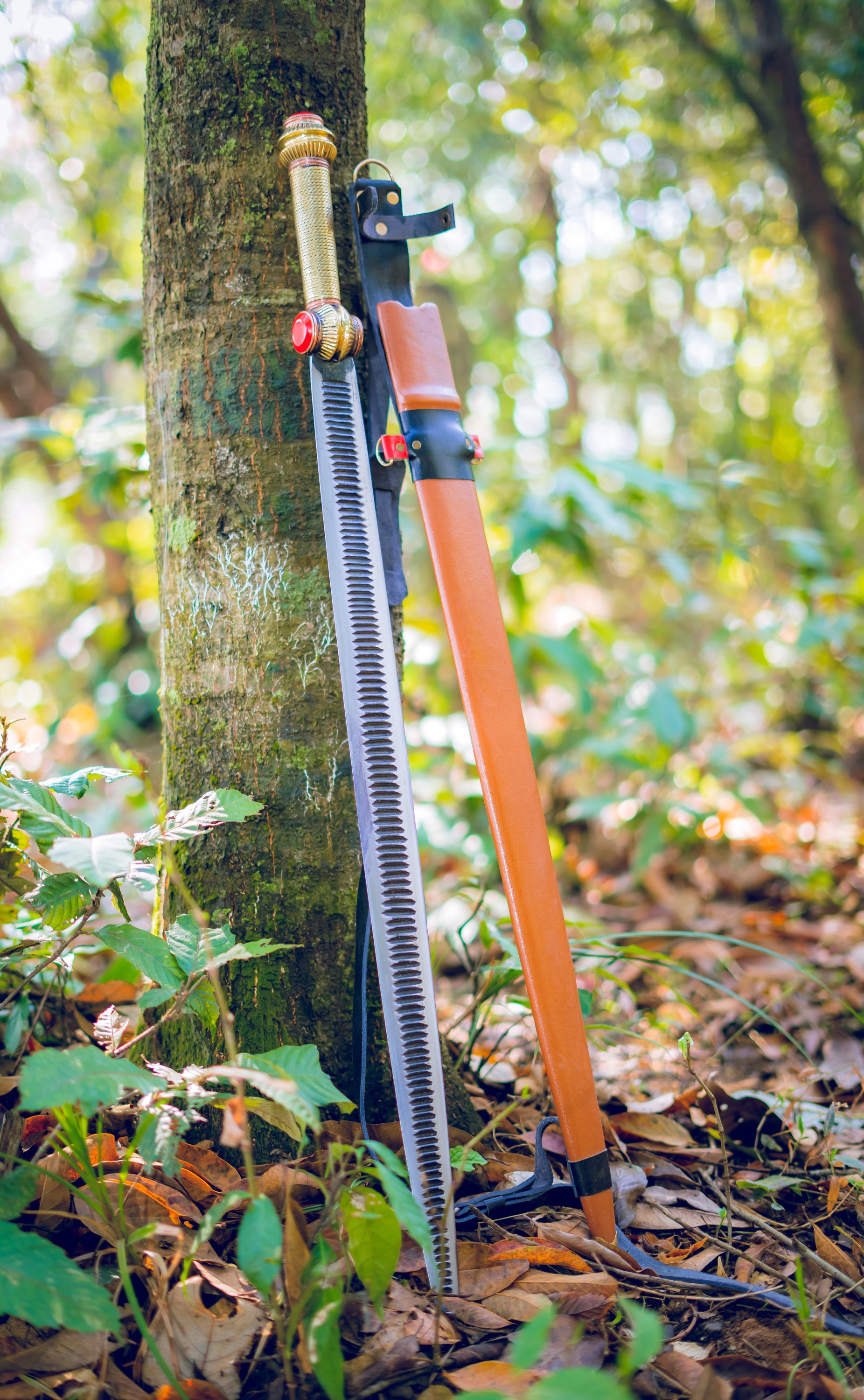 30 Inch Hand Forged Viking Sword Knife Carbon Steel Blade Survival ...