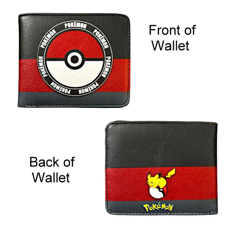 Pokemon Wallet Pikachu - Etsy