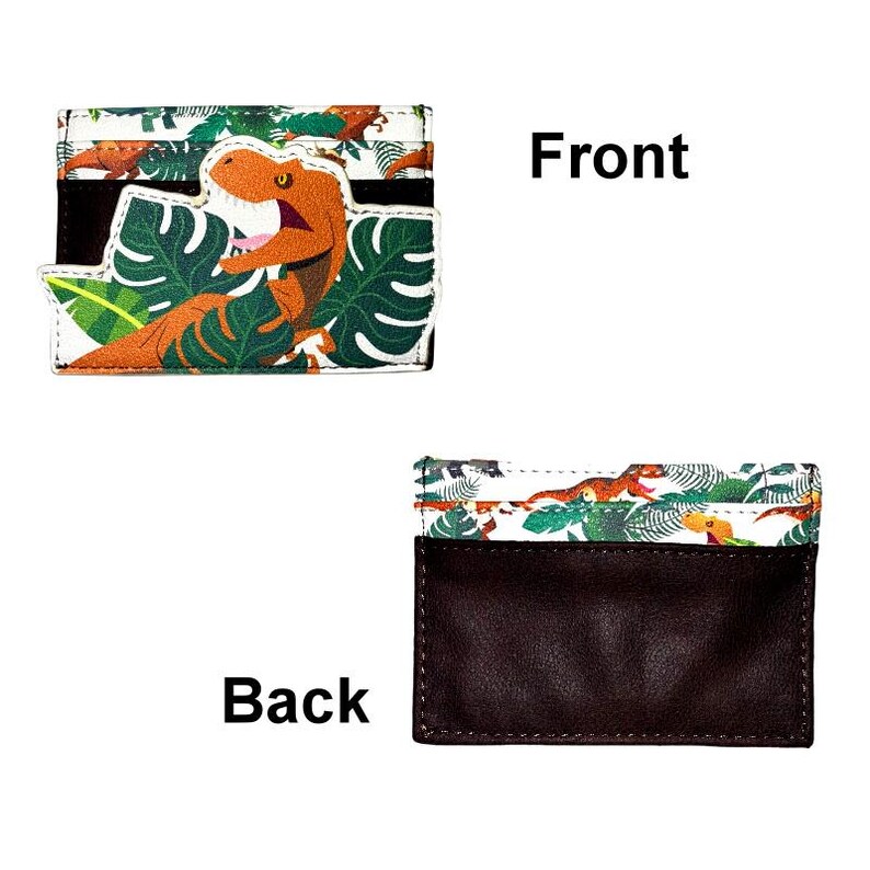 Jurassic Card Holder - Dinosaur Wallet - Etsy