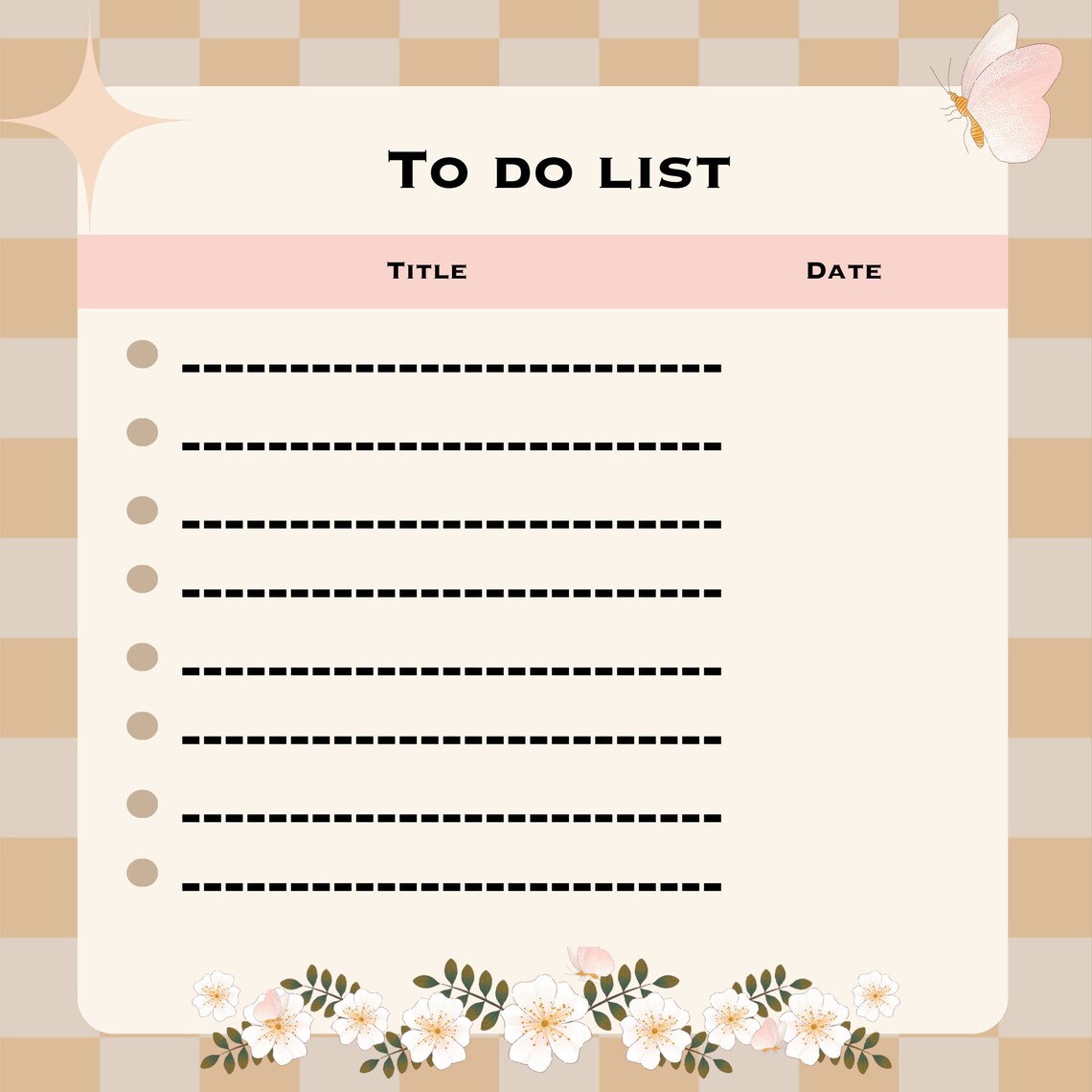 To-do List Templates - Etsy