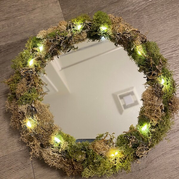 Moss Mirror - Etsy