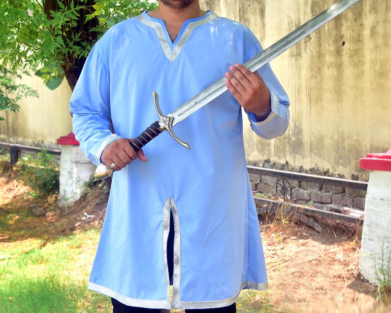 Renaissance Fair Viking Larp Tunic, Aesthetic Medieval Victorian Mens ...