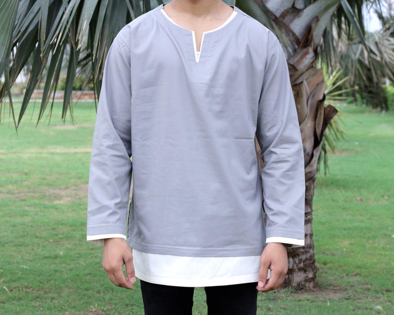 Renaissance Fair Viking Linen Mens Tunic, Plus Size Goth Cotton Pirate ...