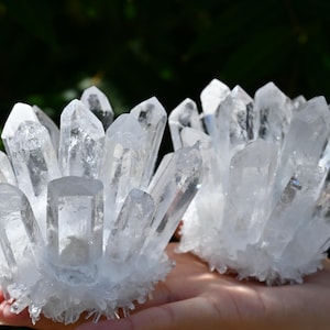 300g+ Natural Clear Quartz Cluster,quartz Crystal VUG ,crystal Heal ...