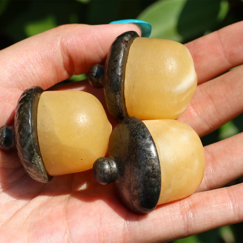 Carved Acorns - Etsy