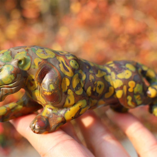 Leopard Figurine - Etsy