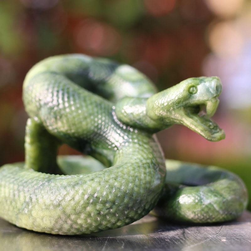 Jade Snake Carving - Etsy