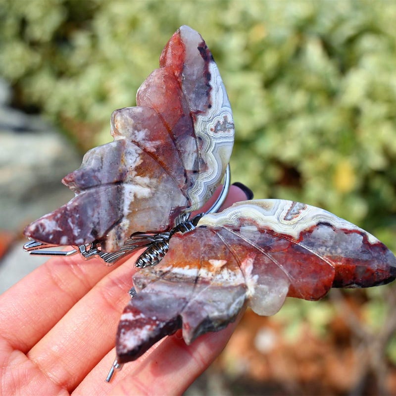 Agate Butterfly - Etsy