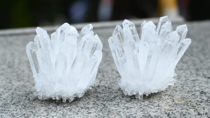 300g+ Natural Clear Quartz Carved Cluster,quartz Crystal Carved ...