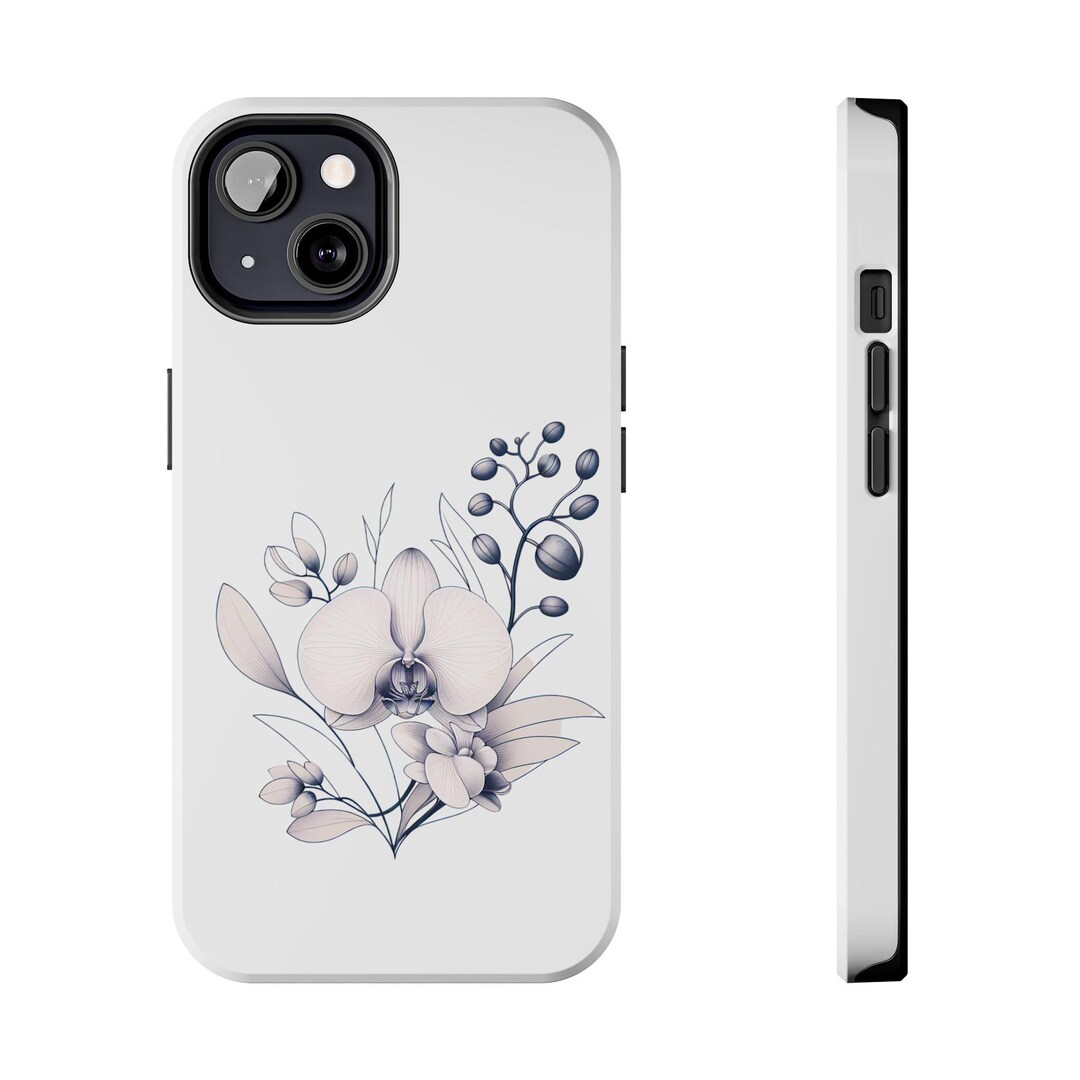 Orchid Phone Case, Orchid Minimalist iPhone Case, Floral Samsung Case ...