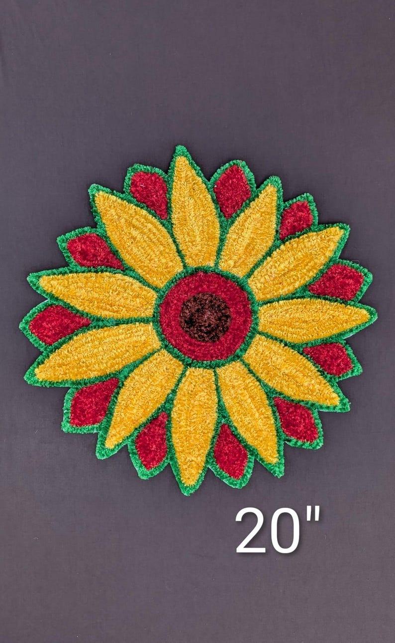 Rangoli Mat 3ft, Handmade Mandala Rangoli Mat : Flax Fur Wool, Pooja ...