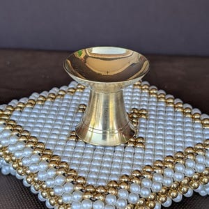 Brass Diya Lamp With Stand : Indian Puja Essentials, Traditional Brass ...