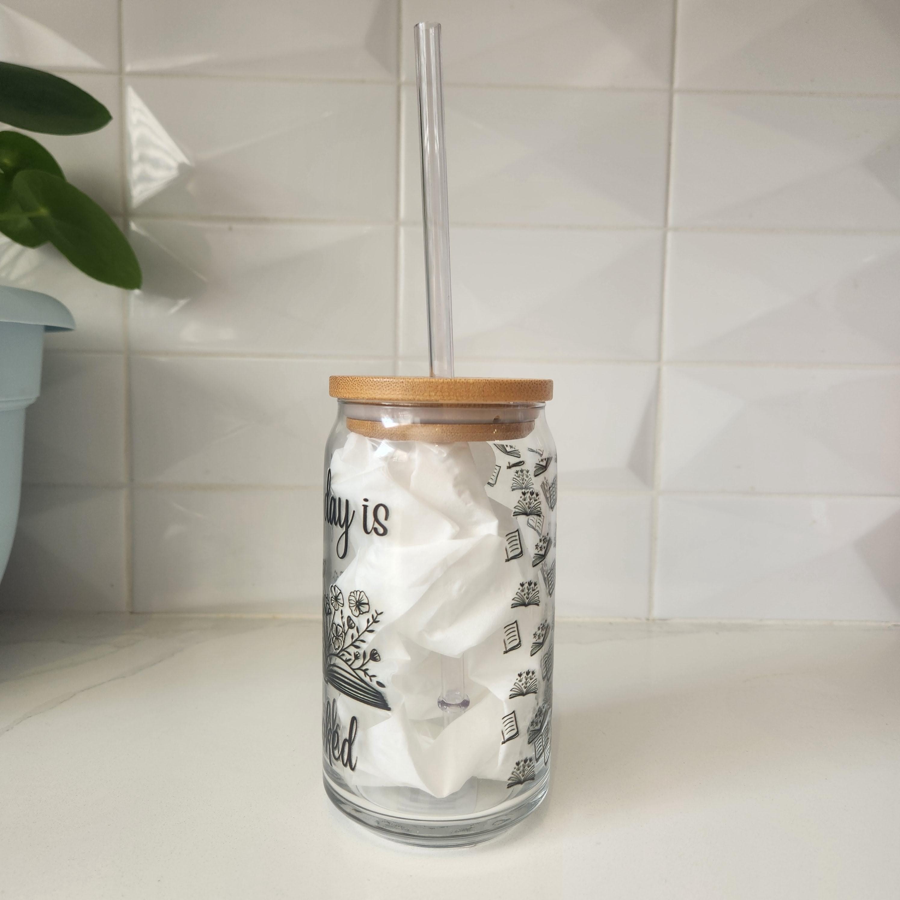 Bookish Glass Tumbler: 16oz Libby Cup, Book Lover Gift - Etsy