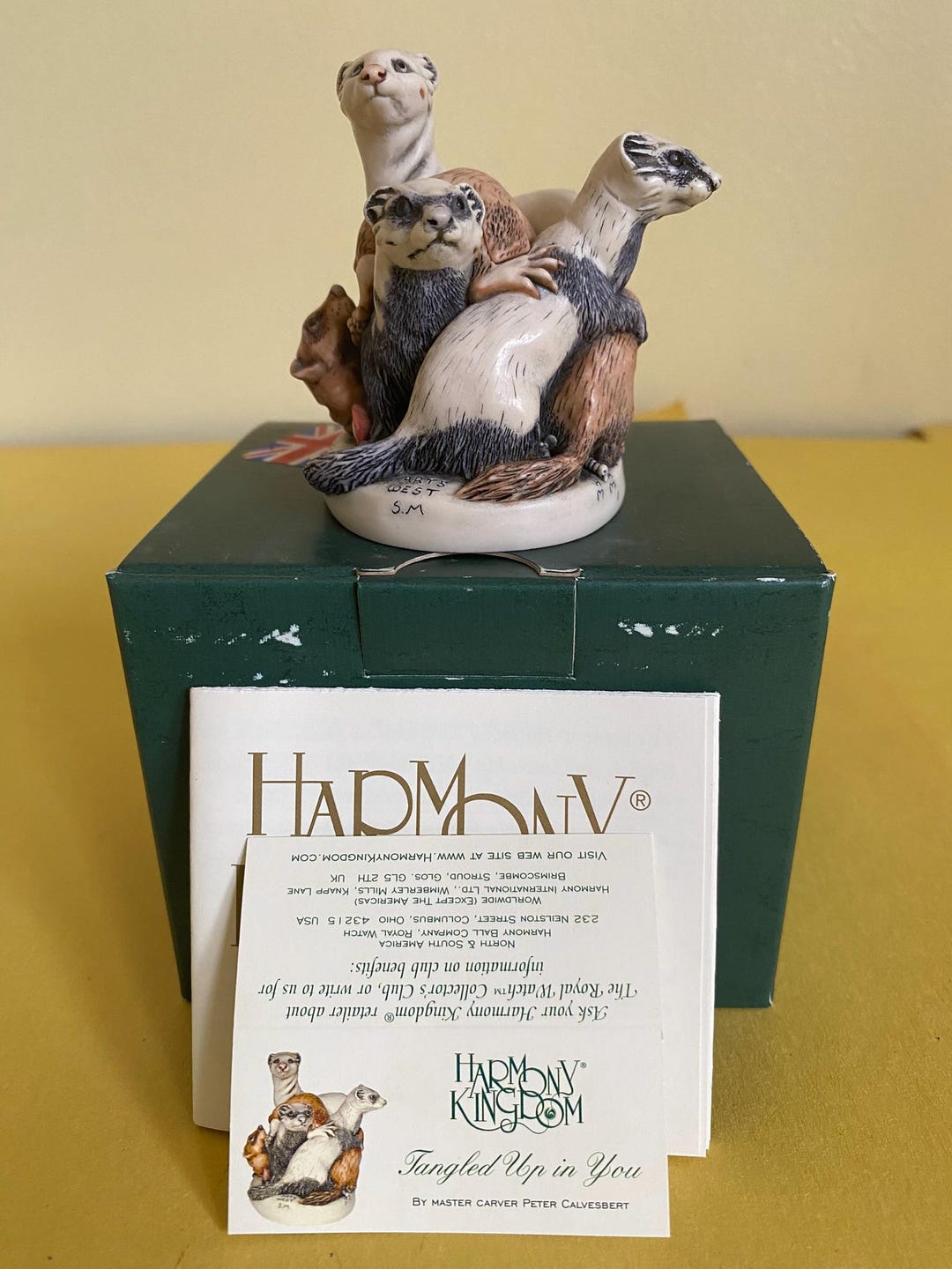 Harmony Kingdom Figurine: Tangled up in You (rare) - Etsy