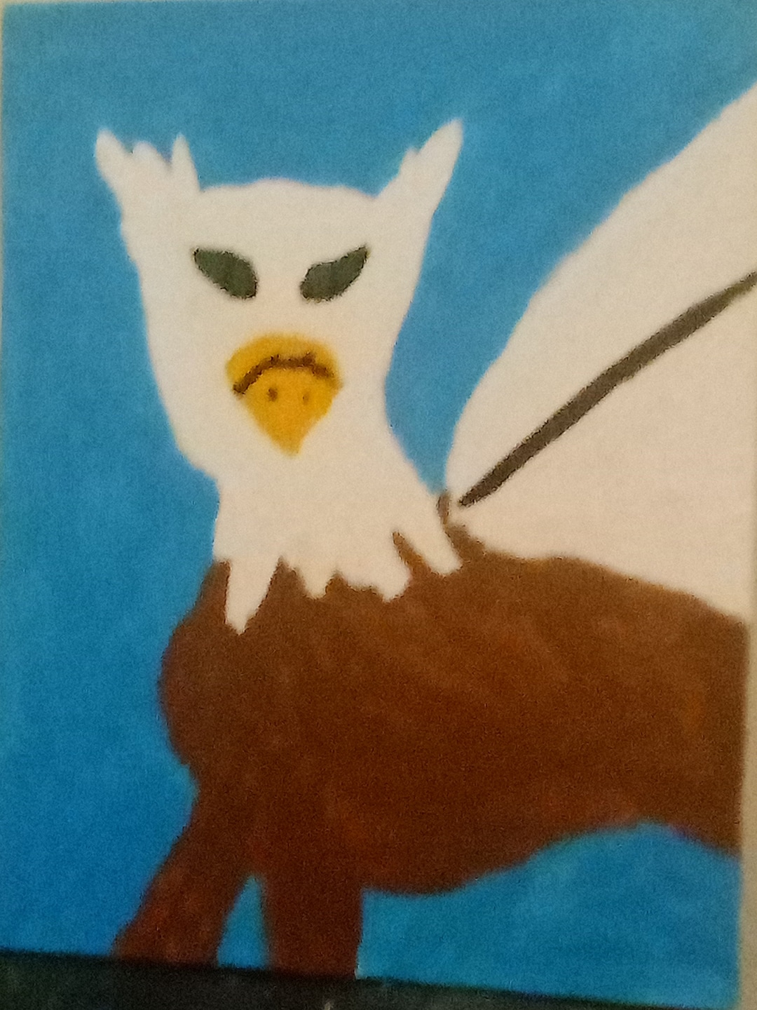 Original Flying Cryptid Painting - Etsy