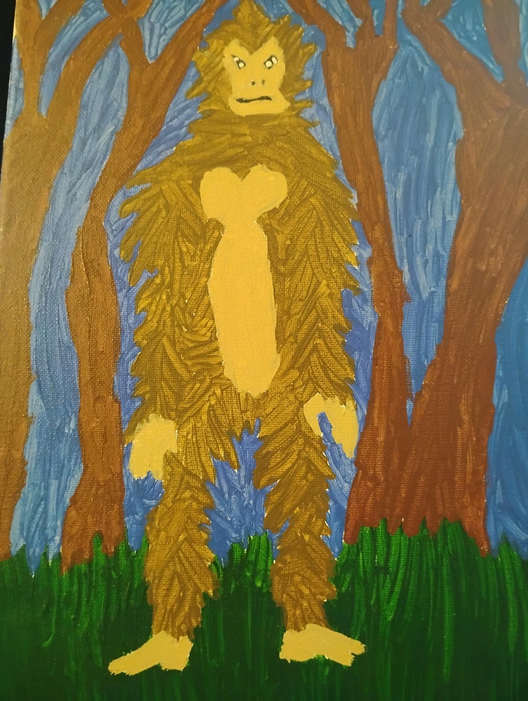 Sasquatch Painting - Etsy
