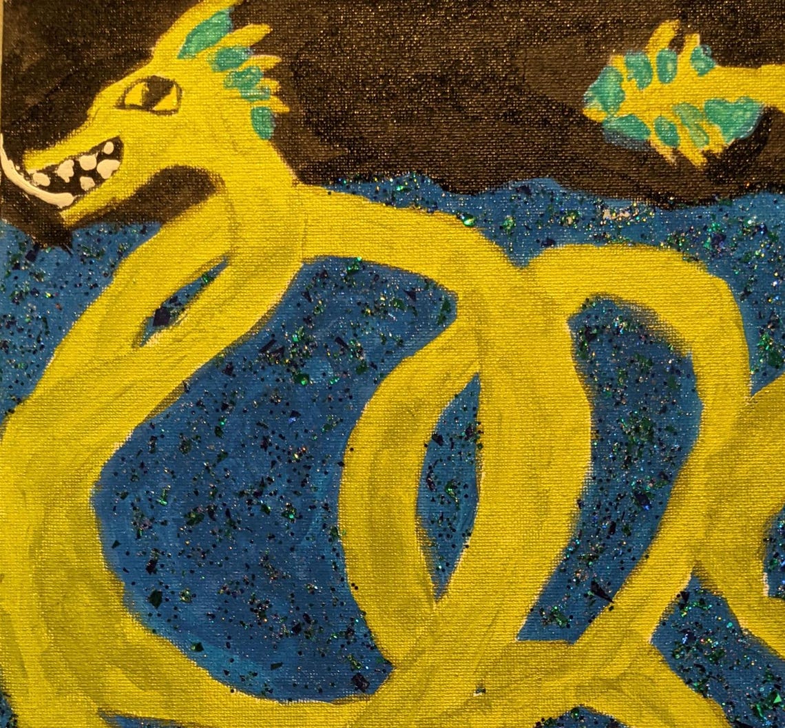 Original Leviathan Painting - Etsy