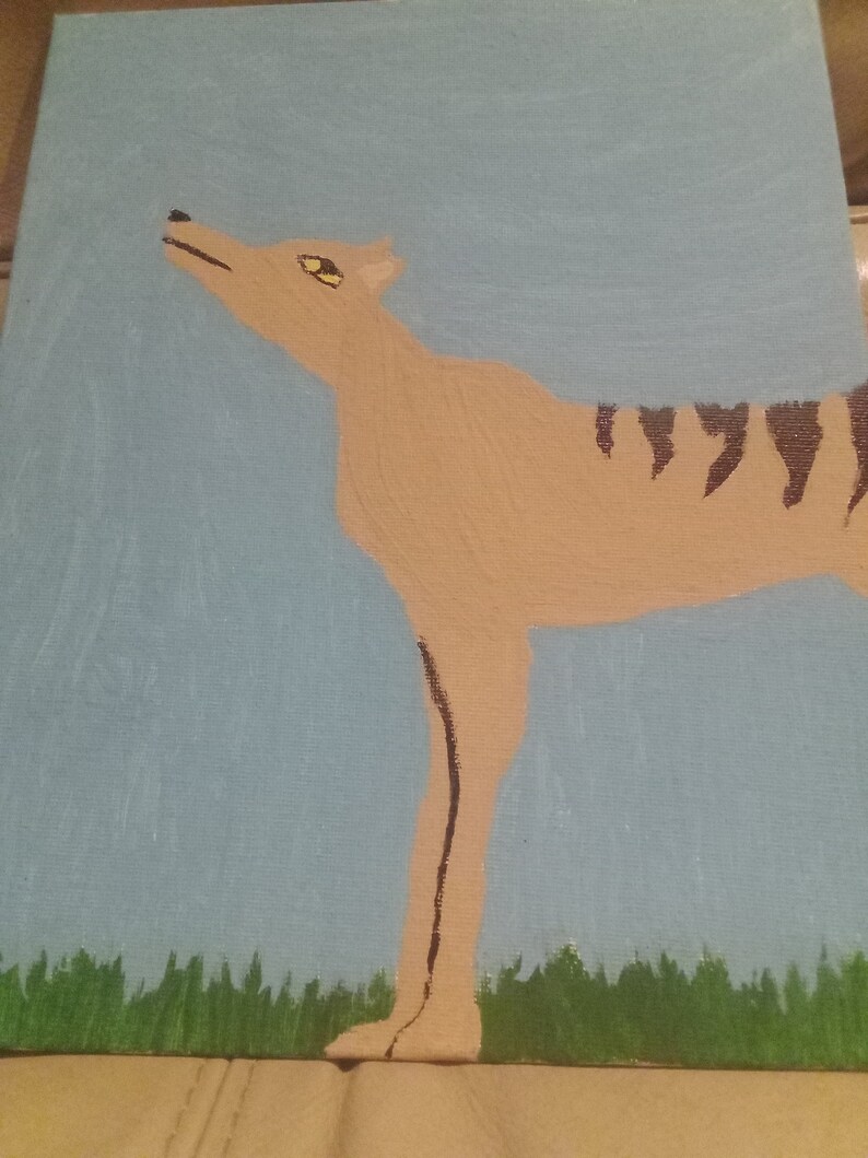 Original Cryptid Cat Paintings - Etsy