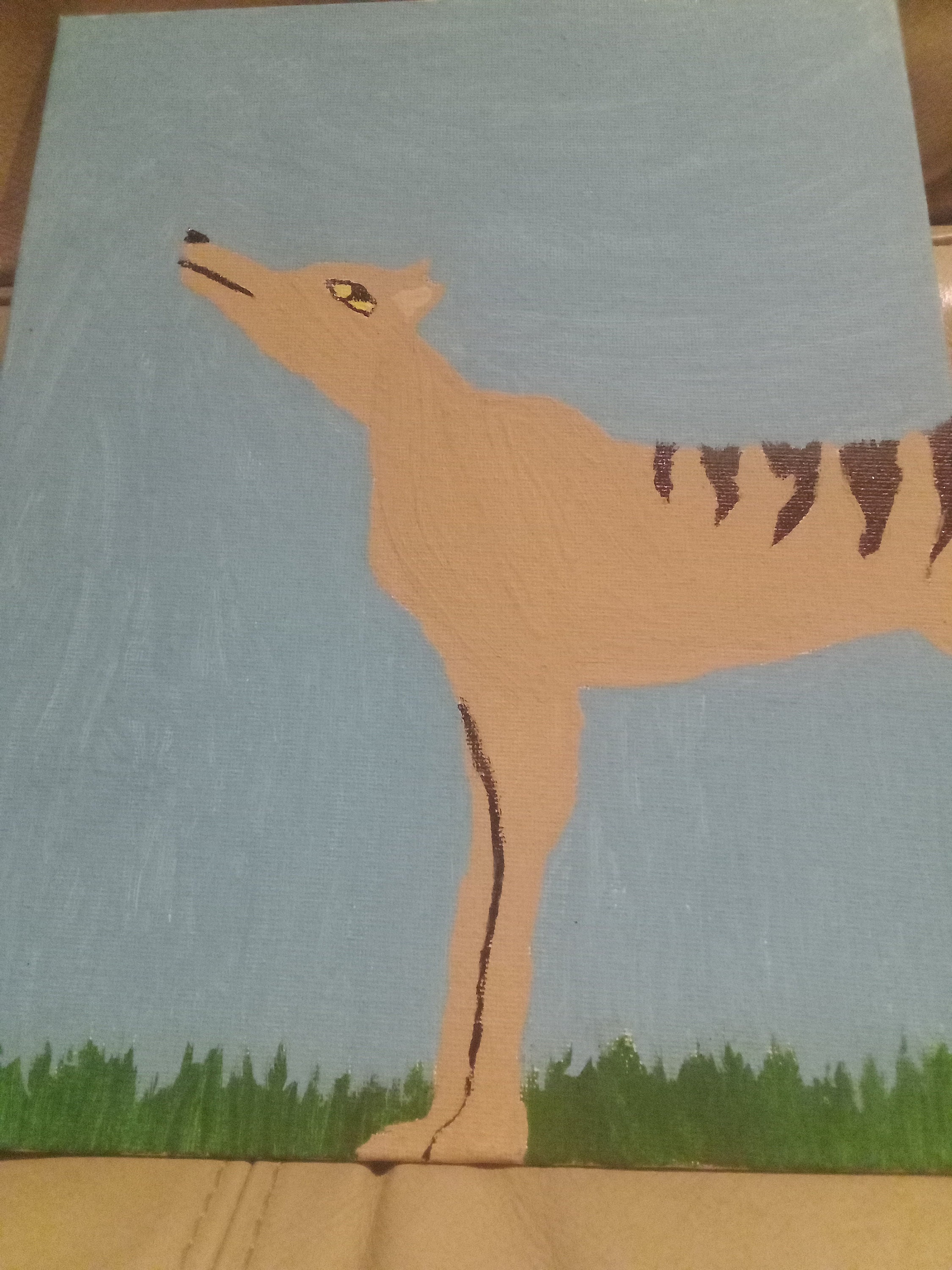 Original Cryptid Cat Paintings - Etsy