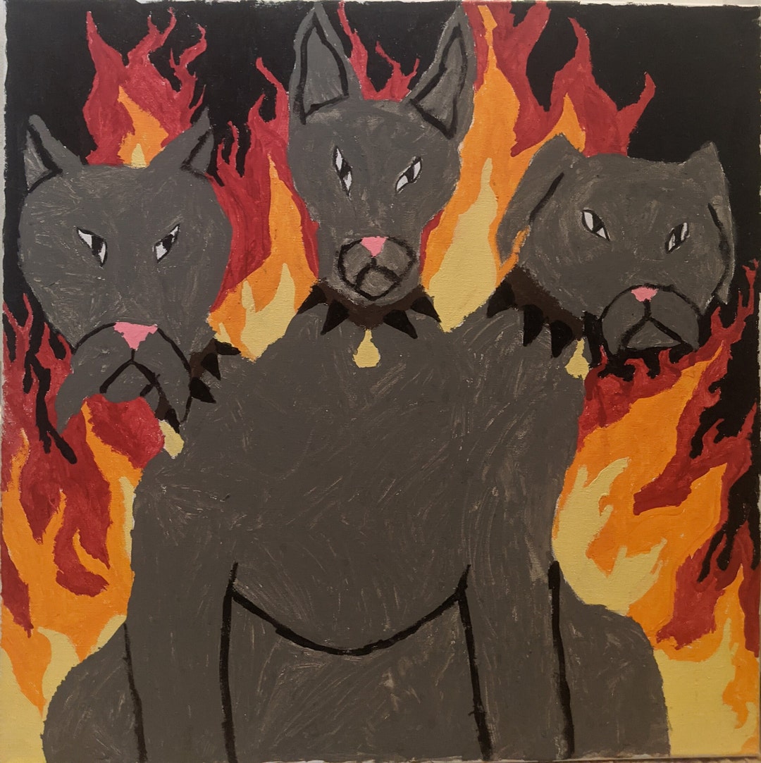 Original Cryptid Close Ups of Cerberus, Jersey Devil, Griffe, Skunk Ape ...