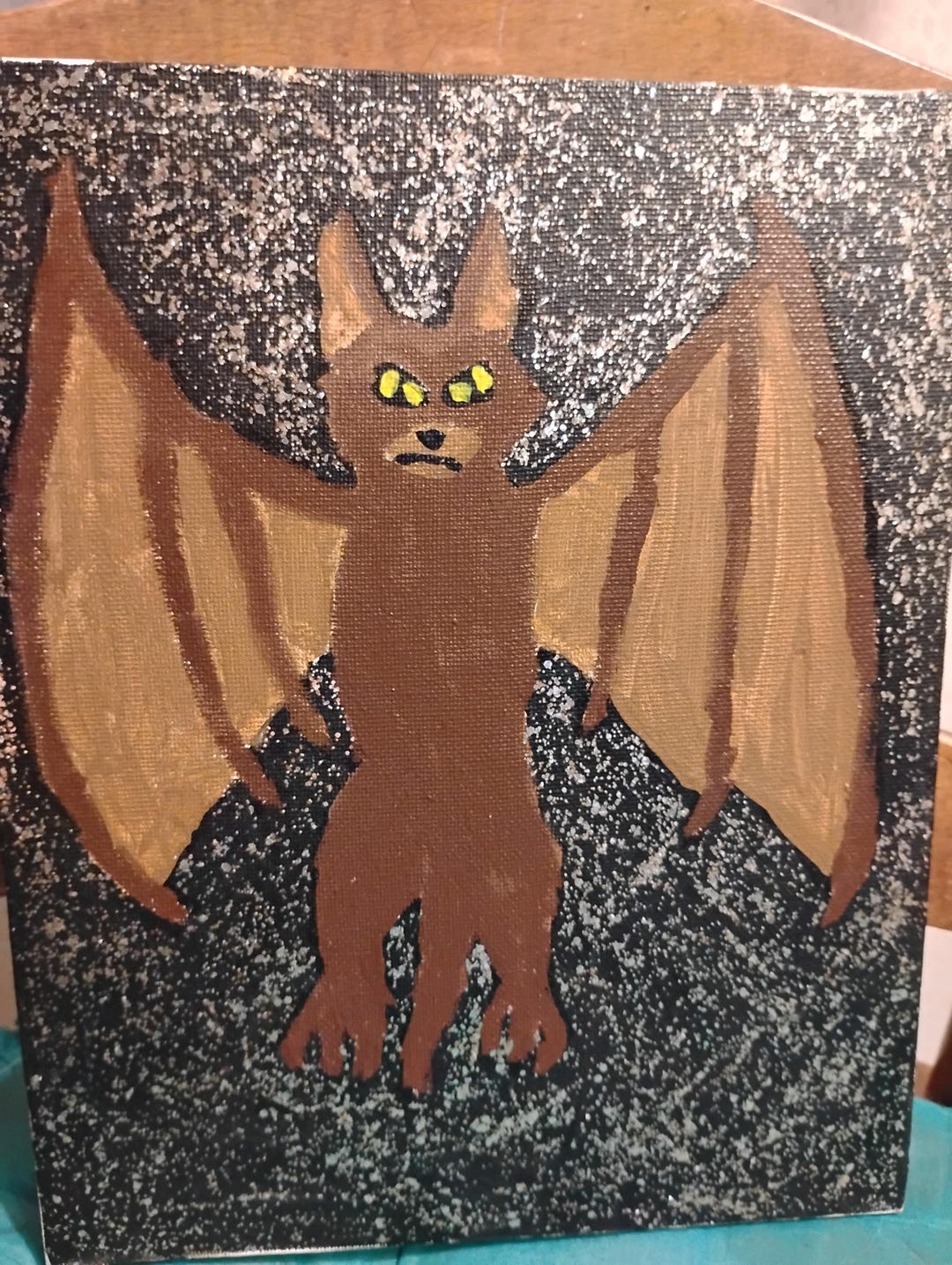 Ahool Painting: Giant Bat Art, Indonesian Folklore - Etsy