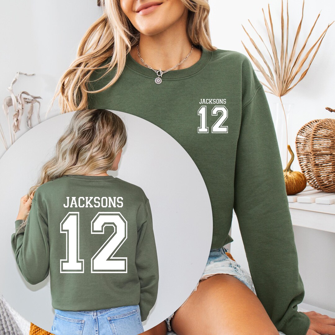 Custom Team Name and Number Sweatshirt, Personalized Sports Team Hoodie ...