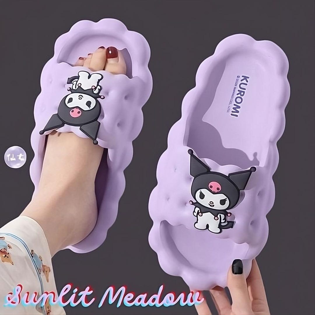 Sanrio Hello-kitty Slippers Kuromi, Cinnamoroll - Etsy