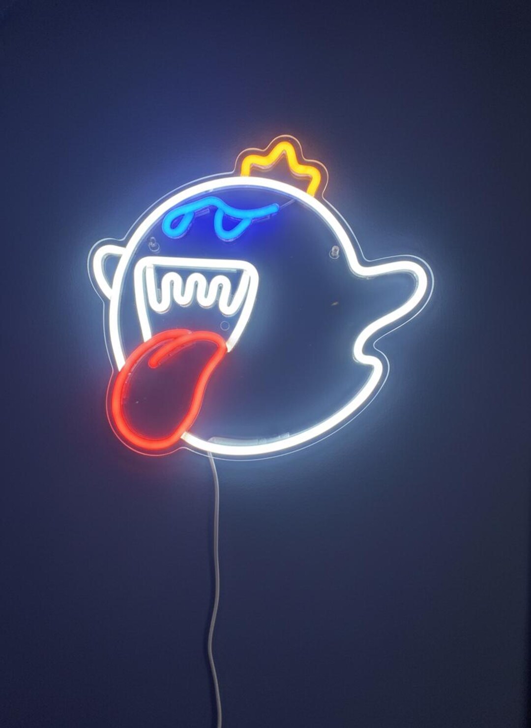 King Boo Mario LED Neon Sign - Etsy