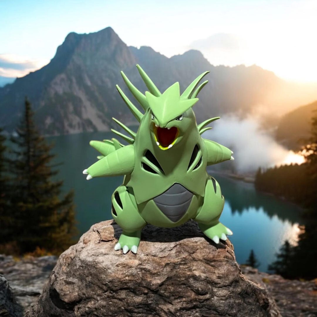 Pokemon Tyranitar Action Figure Collectable - Etsy