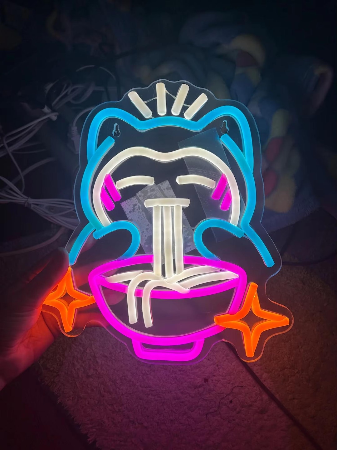 Snorlax LED Neon Light Sign | Pokemon Ramen Bowl Design - Etsy UK