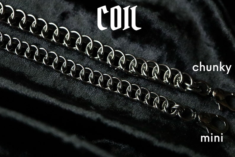 COIL (mini) | Chainmaille Bracelet | Stainless Steel | Chainmail ...