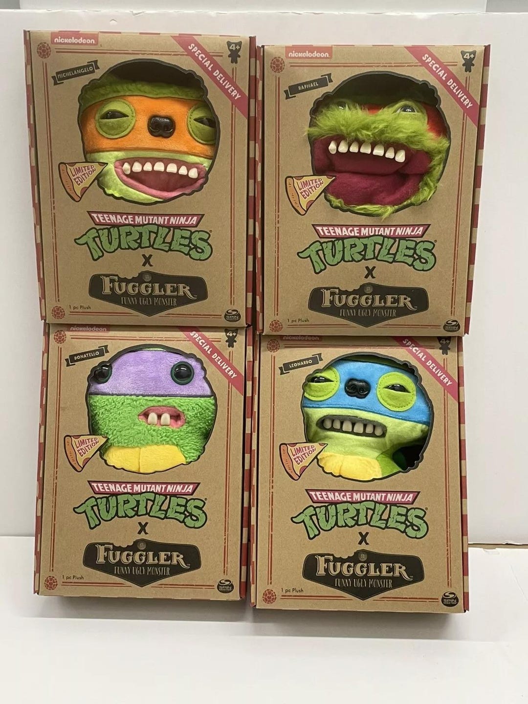 New Limited Edition TNMT Fugglers Complete Set of 4 - Etsy