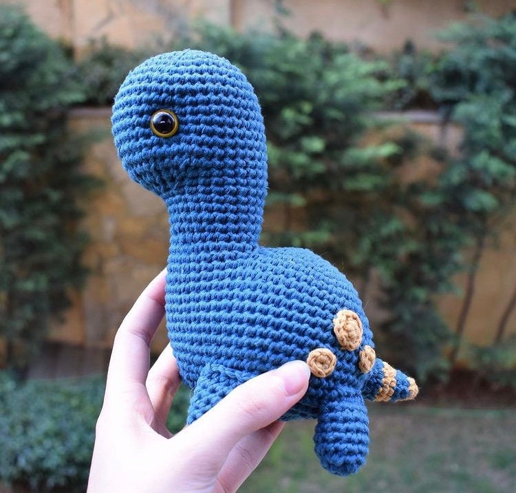 Brachiosaurus Dinosaur No Sew Crochet Pattern, Dinosaur Jurassic World ...