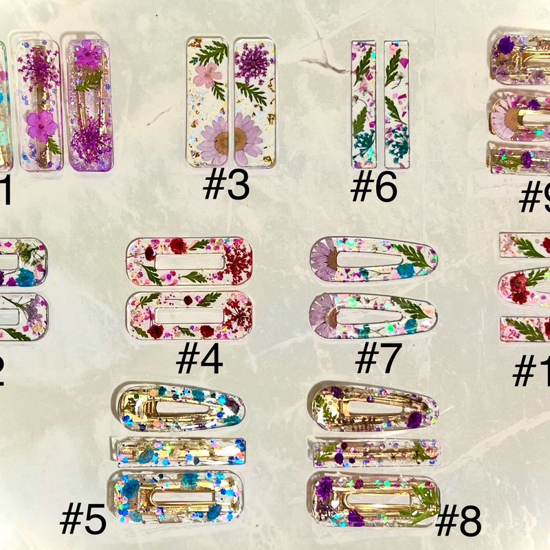 Resin Hair Clip - Etsy