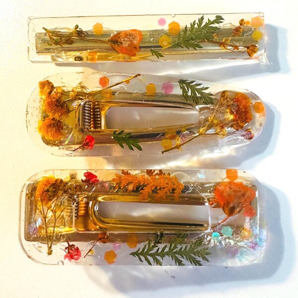 Resin Hair Clip - Etsy