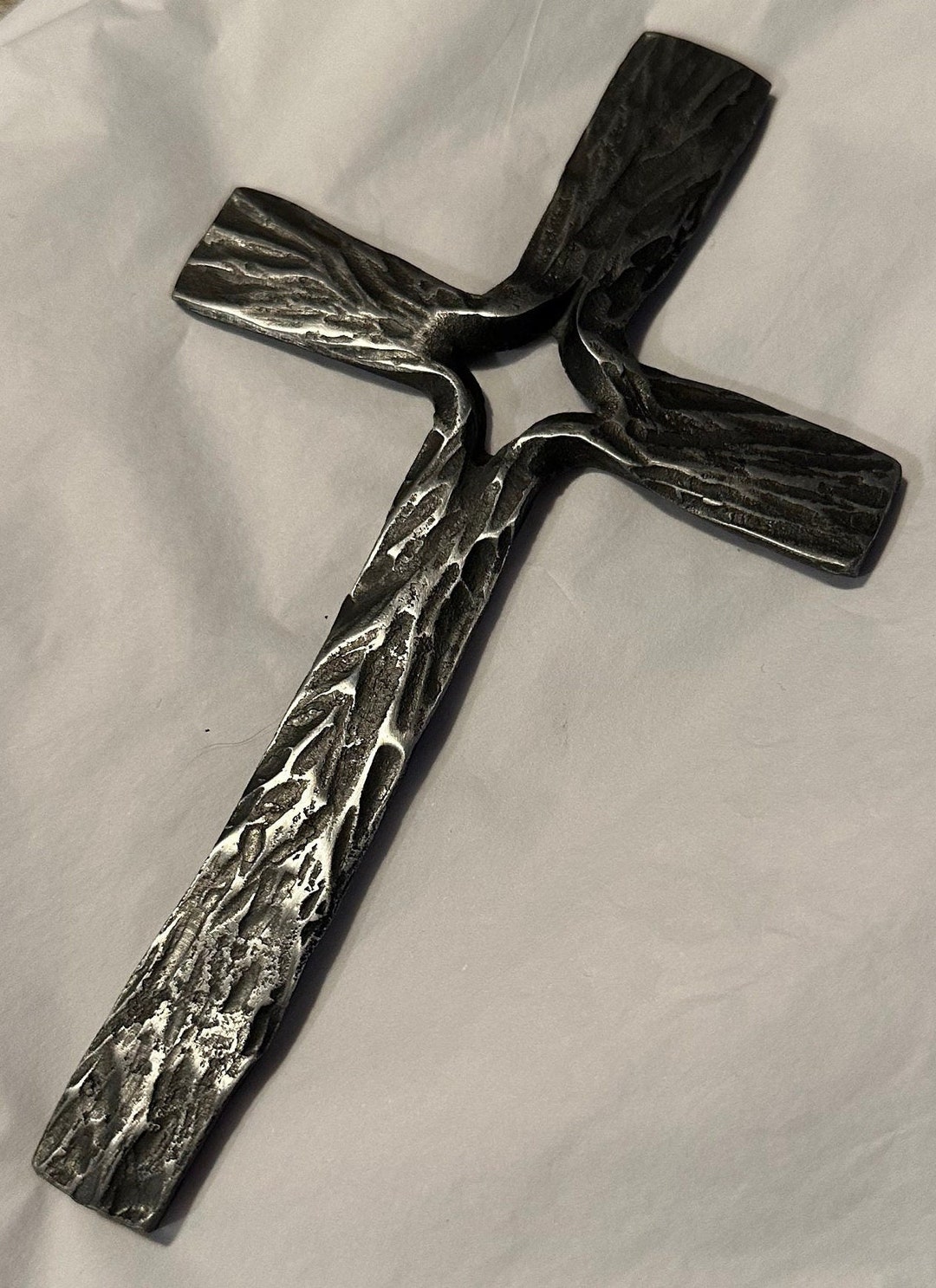 Forged Steel Split Cross - 1/2" - Blacksmith's Cross - Etsy
