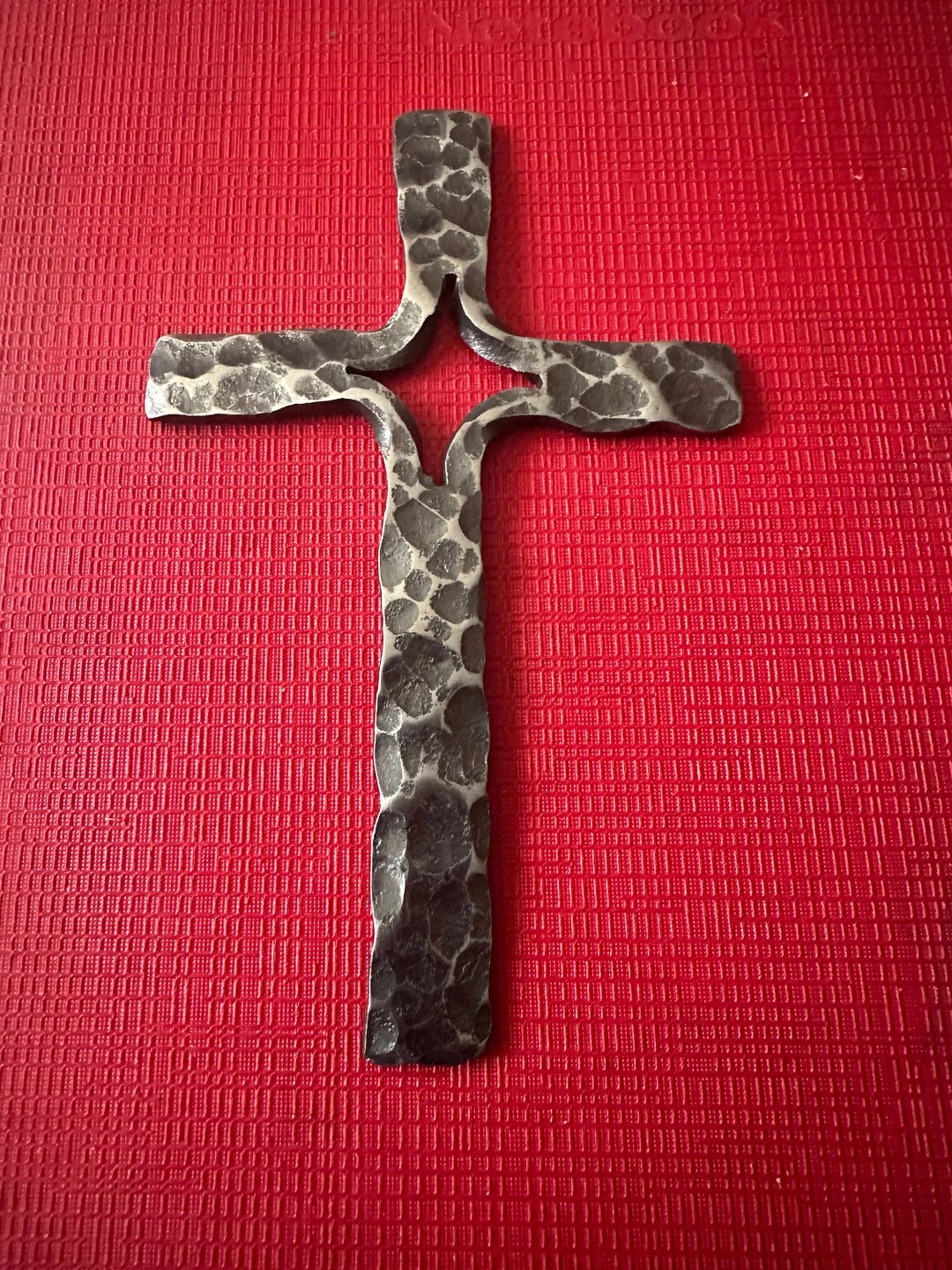 Forged Steel Split Cross - 3/8" - Blacksmith's Cross - Etsy