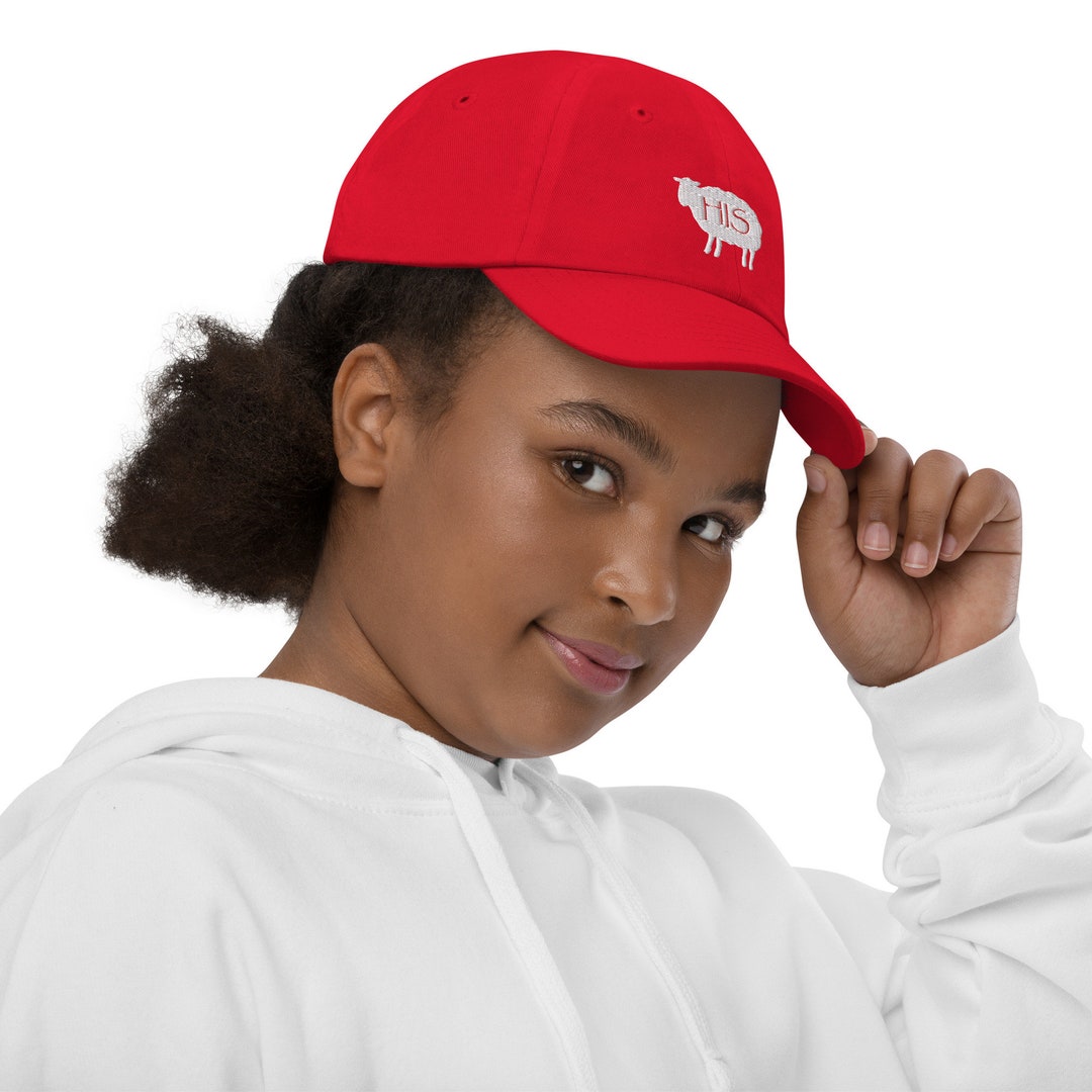 HIS Sheep Logo Red Adjustable Cap - Etsy