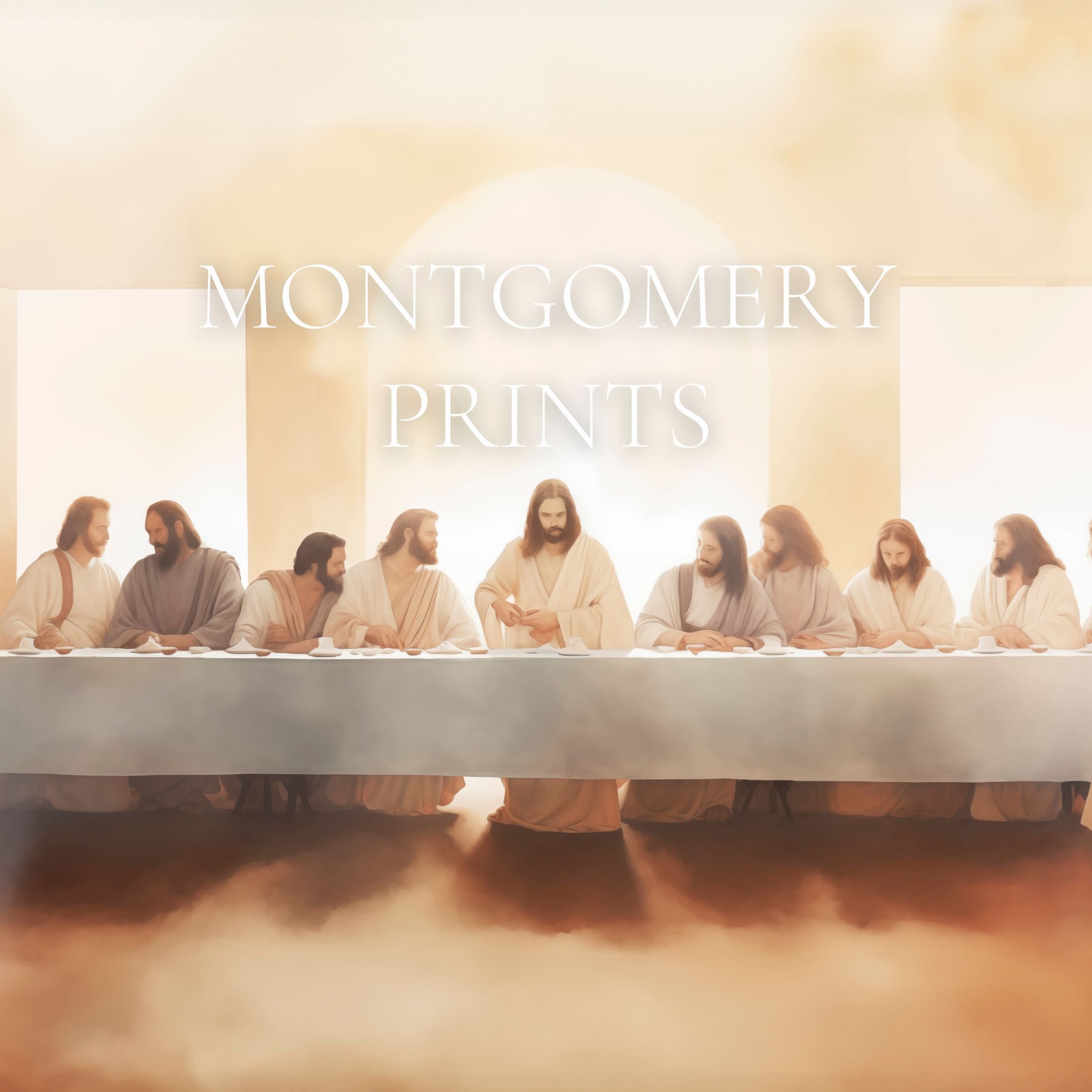 The Last Supper Wall Art, Printable Jesus Christ and 12 Apostles ...