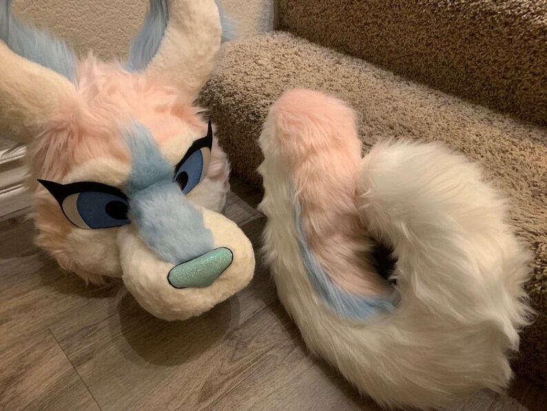 Lavafox Fursuit Partial Premade - Etsy