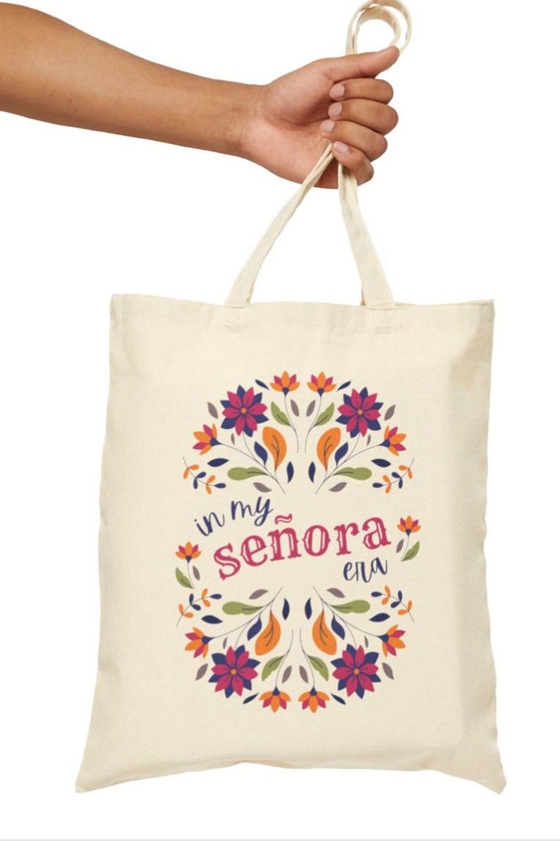 Señora Era PNG, Bilingual Floral Design for DTF/DTG (digital Download ...