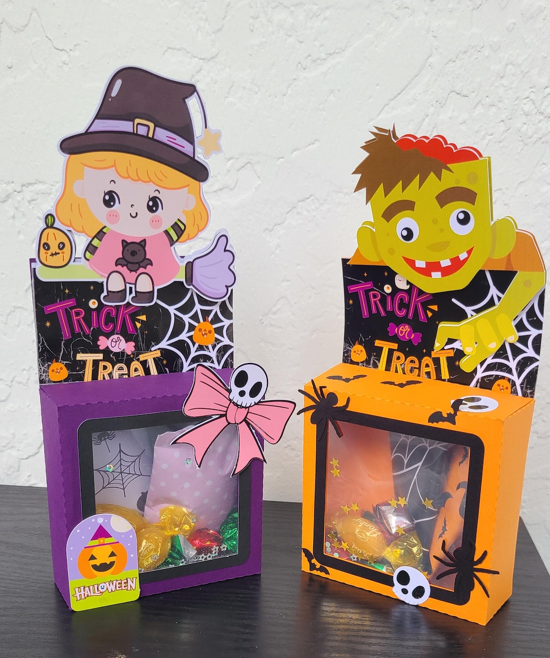 Halloween Candy Box, Halloween Party Favors, Treat Boxes - Etsy