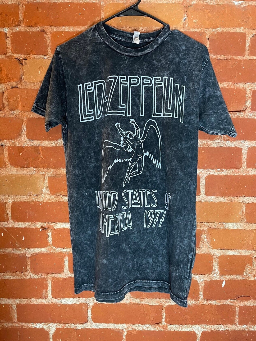 Vintage Led Zeppelin Graphic Tee Vintage Wash - Etsy